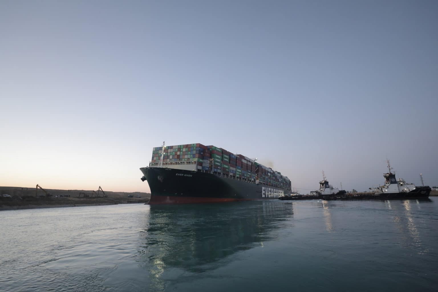 Suez Canal says traffic in channel resumes after stranded ship ...