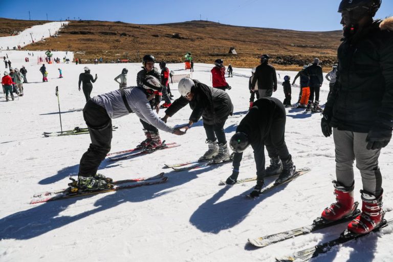 Skiing in Africa? Tourists hit Lesotho slopes despite COVID-19 woes ...