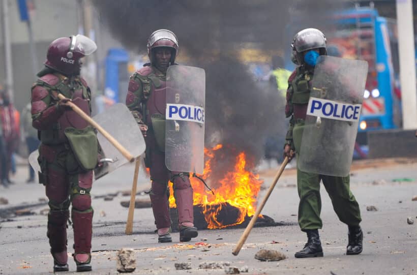 Kenya bans protests in central Nairobi, blames criminal infiltration ...