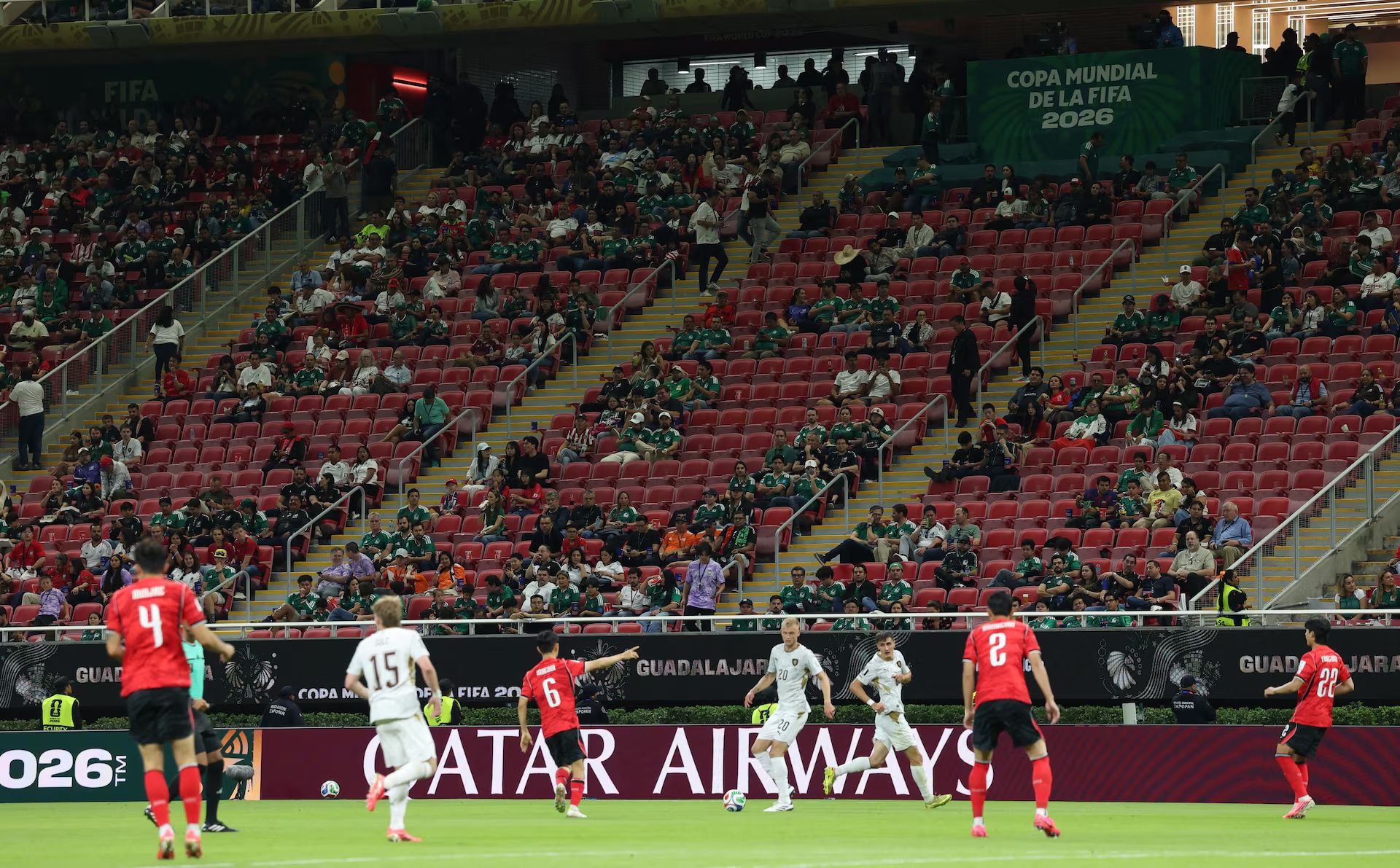 Empty seats at World Cup match renews concerns over ticket prices ...